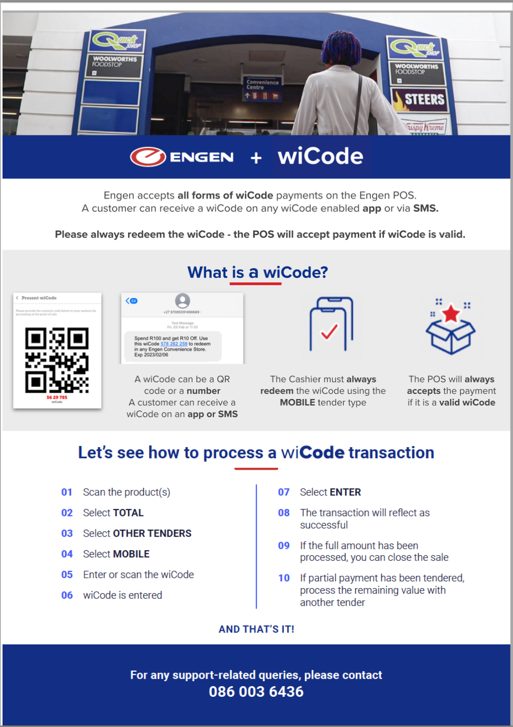 How to redeem a wiCode at Engen – Yoyo
