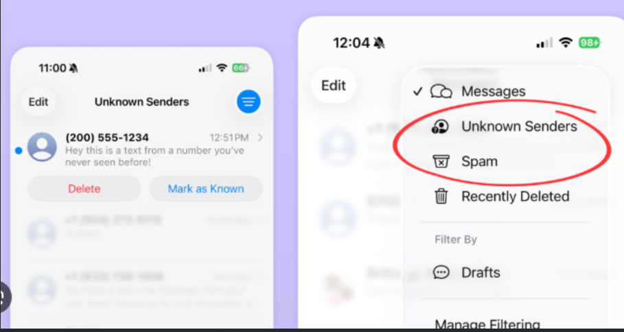 Check SMS SPAM Settings – Yoyo